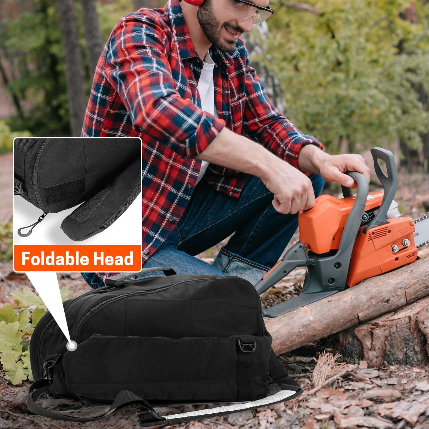 070 Chainsaw Carrying Case Compatible with Stihl Husqvarna 16 18 20 Yardmaris